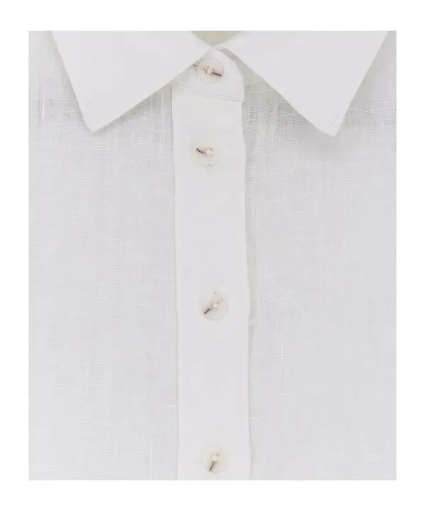 Closed Side-tie Short-sleeve Shirt