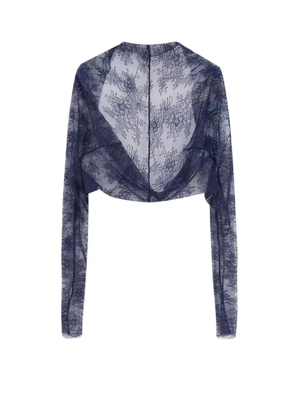 Alberta Ferretti Lace Shrug