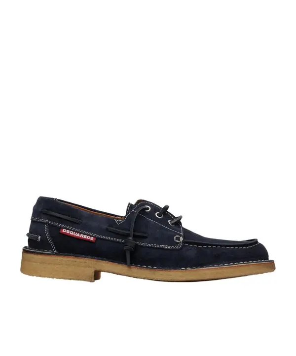 Dsquared2 Lace-up Boat Shoes - Navy Blue