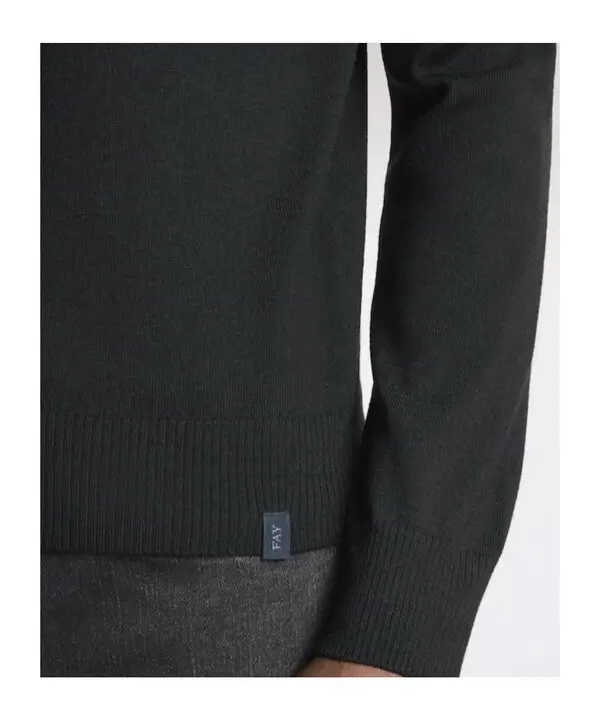 FAY Turtleneck In Merinos Wool