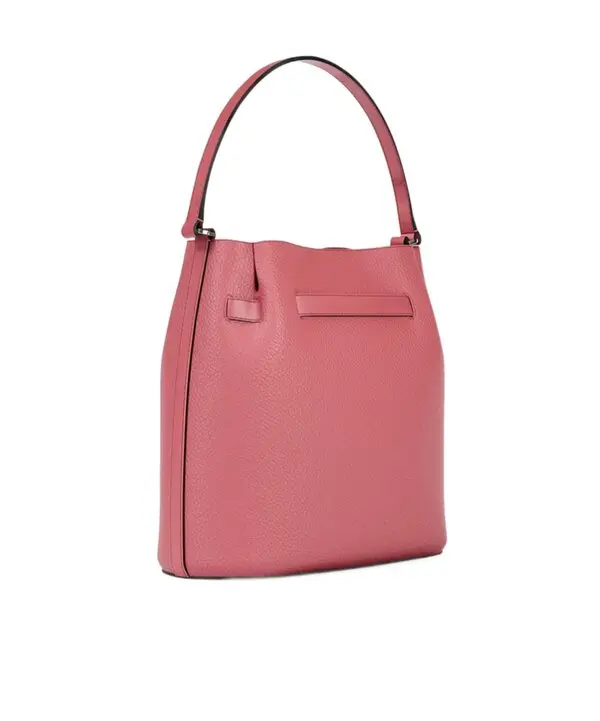Michael Kors Carson Medium Pebbled Leather Convertible Bucket Crossbody Bag