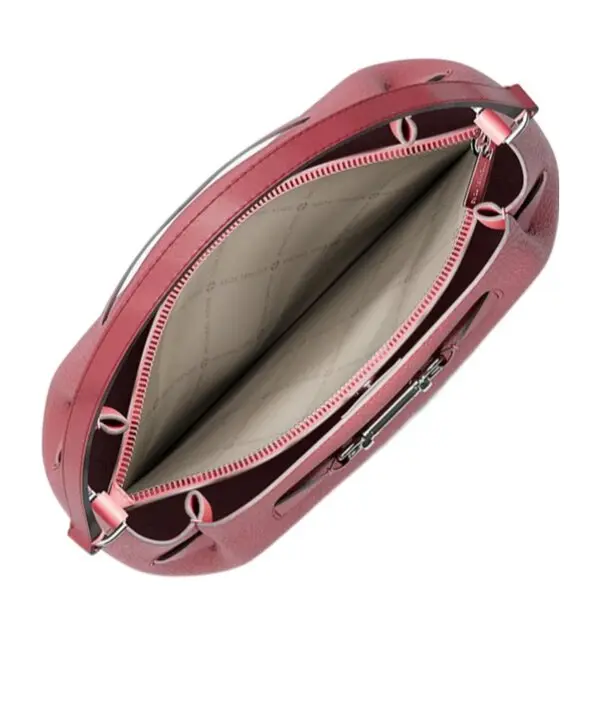 Michael Kors Carson Medium Pebbled Leather Convertible Bucket Crossbody Bag