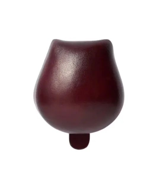 LEMAIRE X Carlos Peñafiel Castanet Leather Purse - Morello Cherry