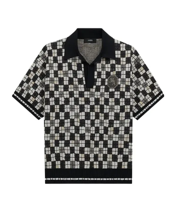 Amiri Pattern Top - Black