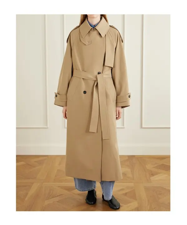 RÓHE Double-breasted Long-sleeved Trench Coat