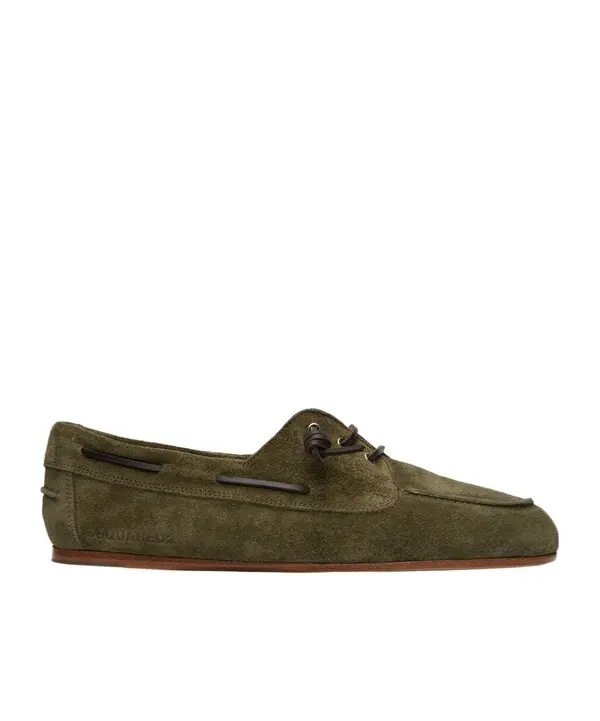 Dsquared2 College Boat Shoes - Khaki