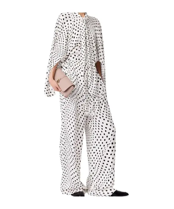 Stella McCartney Polka-dot Drawstring-waist Trousers