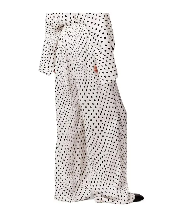 Stella McCartney Polka-dot Drawstring-waist Trousers
