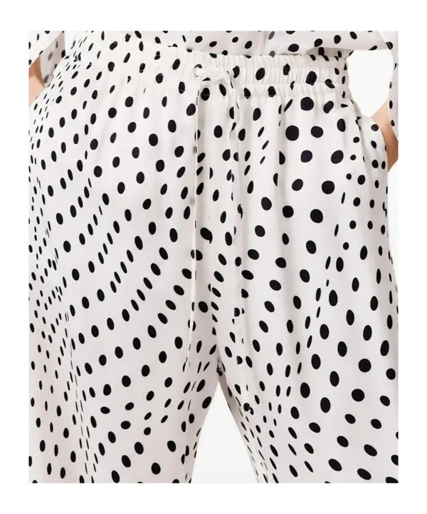 Stella McCartney Polka-dot Drawstring-waist Trousers