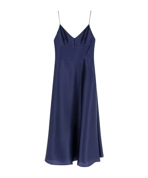 Alberta Ferretti Silk Dress - Blue