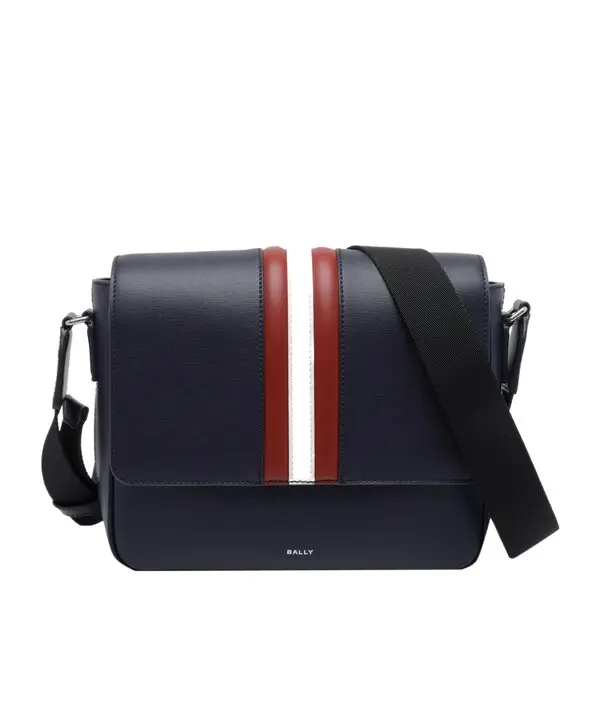 Bally Mythos Stripe Messenger Bag