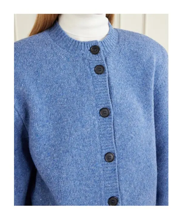 RÓHE Long-sleeved Wool Cardigan