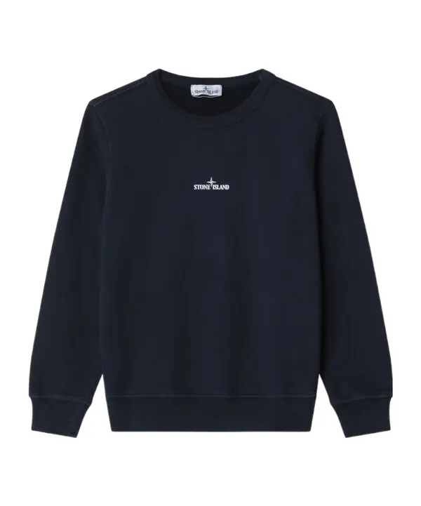 Stone Island Sweatshirt With Logo Prints