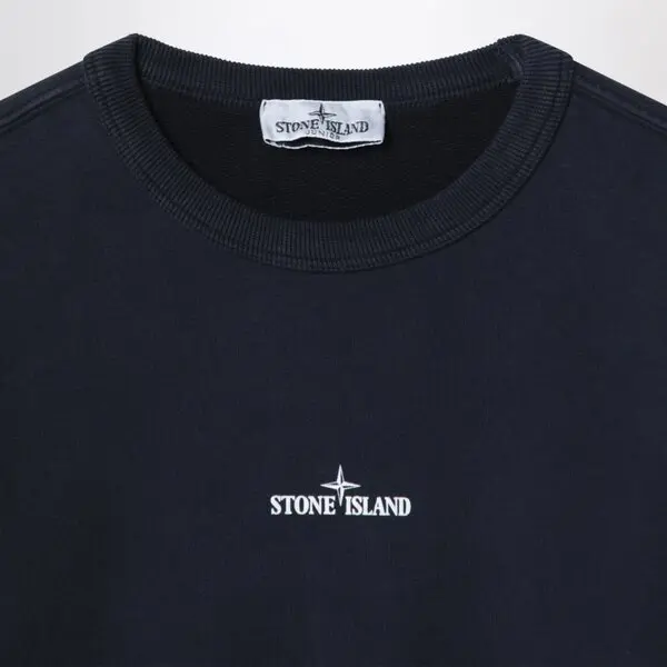 Stone Island Sweatshirt With Logo Prints