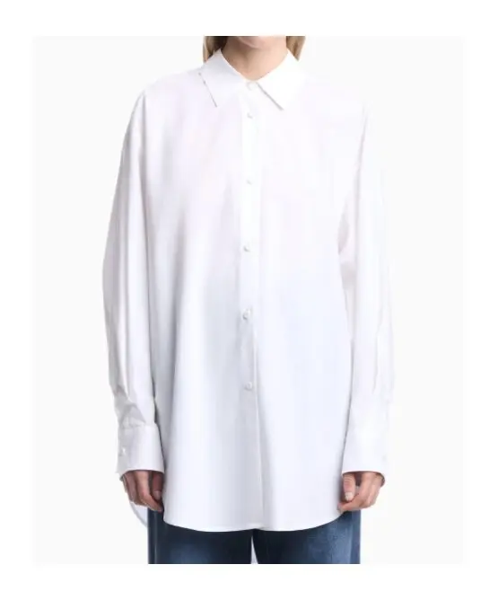Emporio Armani Long Sleeve Button-up Shirt - White