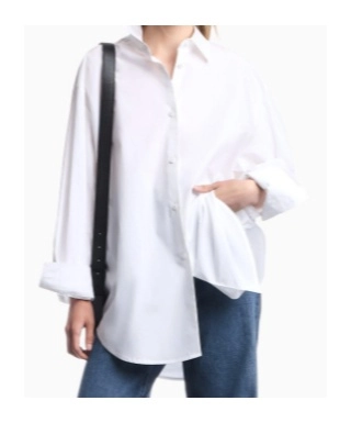 Emporio Armani Long Sleeve Button-up Shirt - White