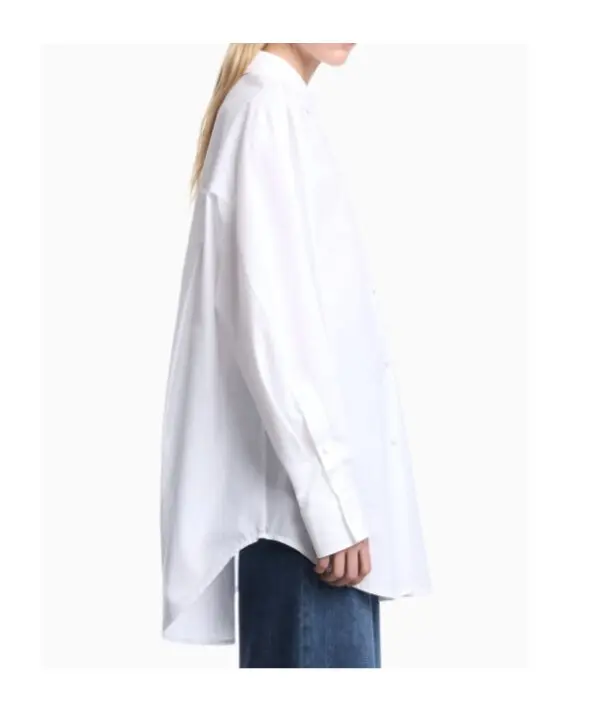 Emporio Armani Long Sleeve Button-up Shirt - White