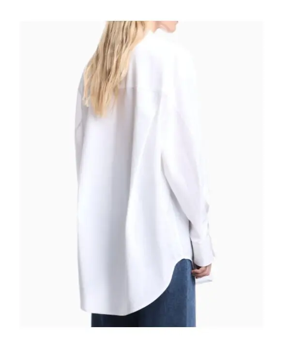 Emporio Armani Long Sleeve Button-up Shirt - White