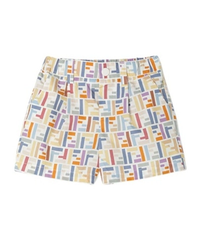 Fendi Printed Belt-loop Shorts