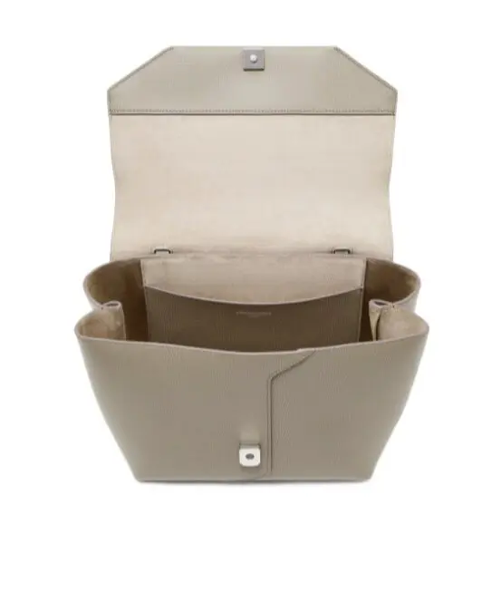 Emporio Armani Leather Handbag - Light Brown
