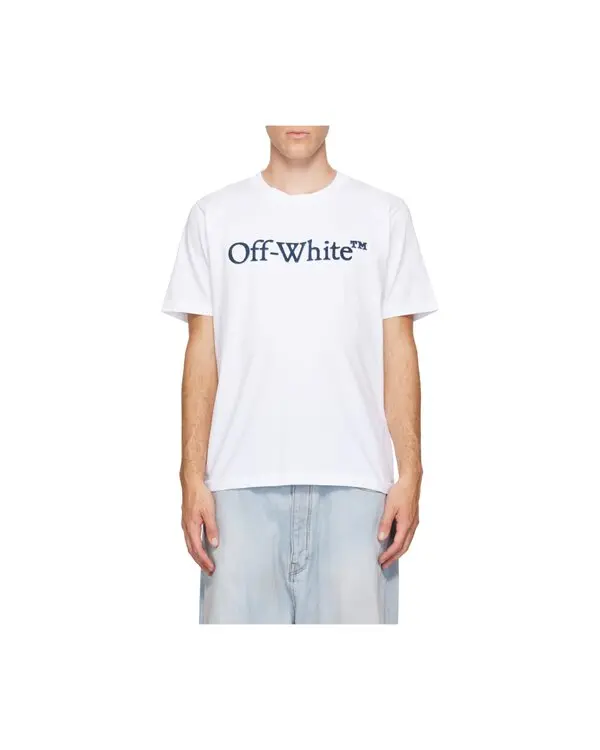 Off-White Logo Printed Crewneck T-shirt - White