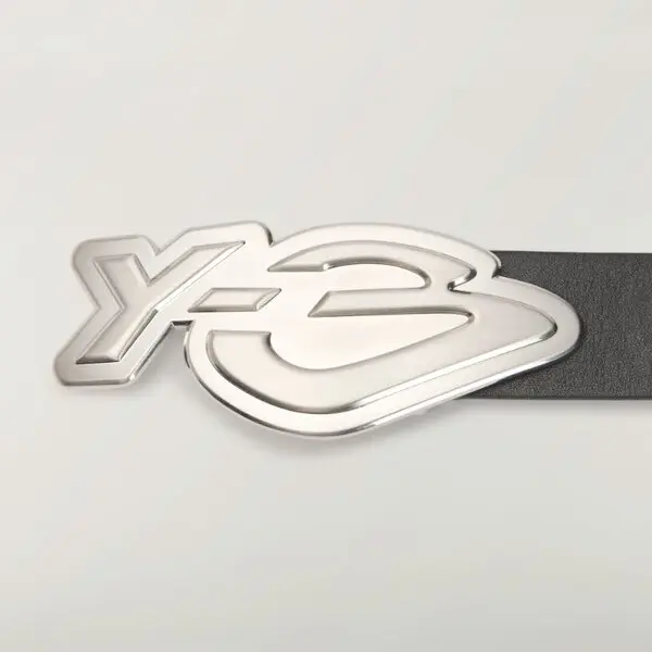 Y3 Logo-plaque Leather Belt