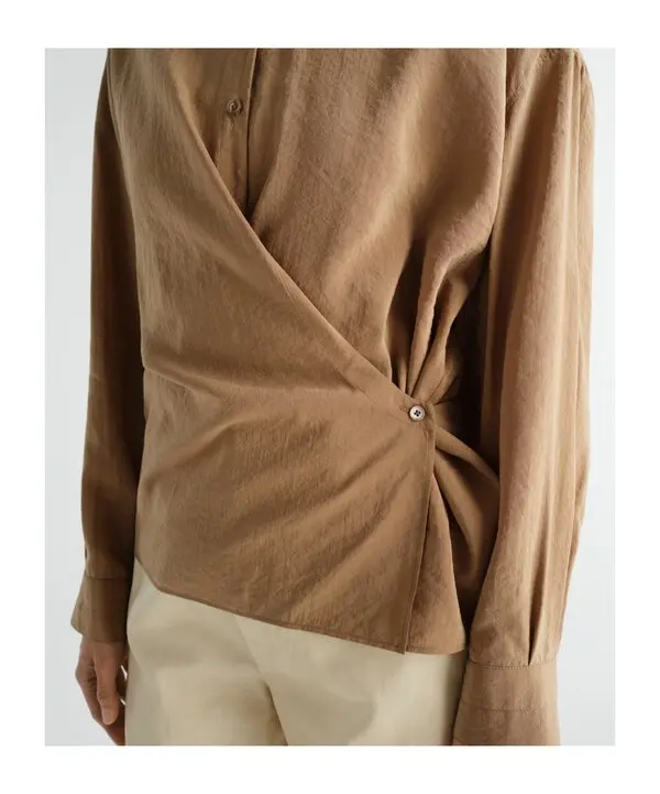 LEMAIRE Long-sleeved Draped Shirt