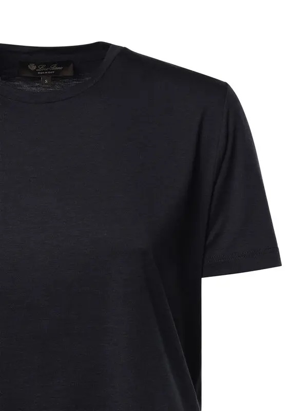 Loro Piana Ribbed Crewneck T-shirt