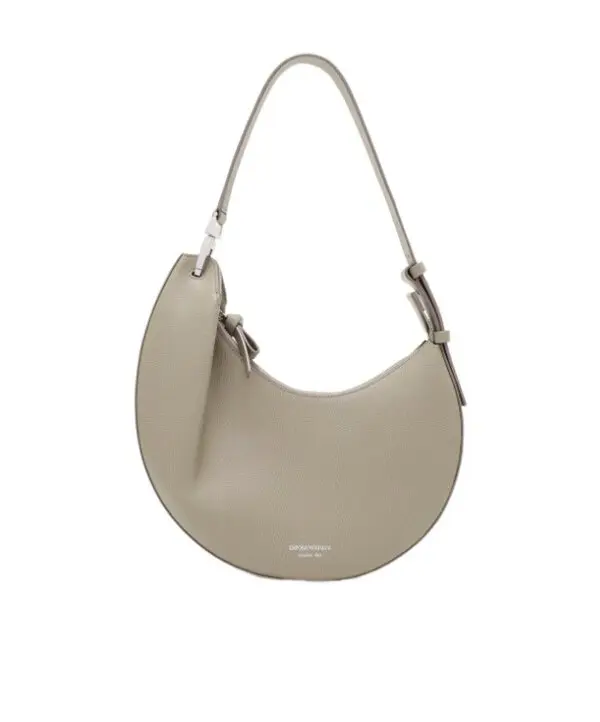 Emporio Armani 1981 Leather Hobo Bag - Light Brown