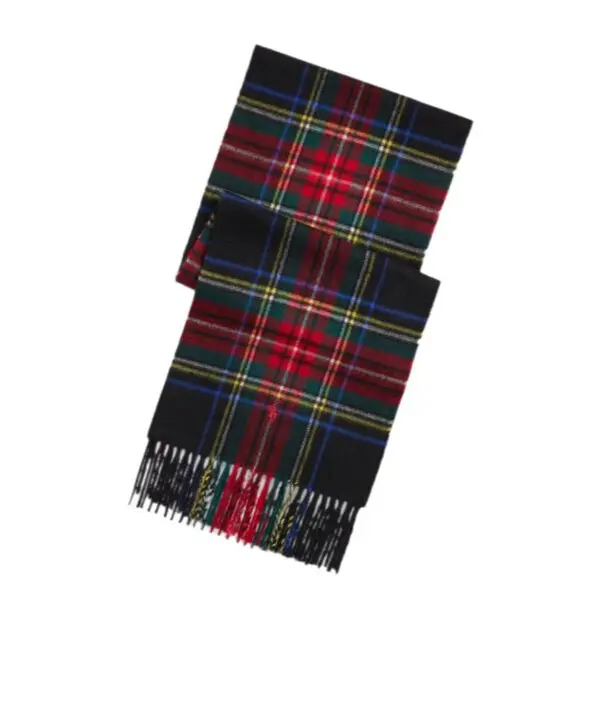 Polo Ralph Lauren Plaid Scarf - Black
