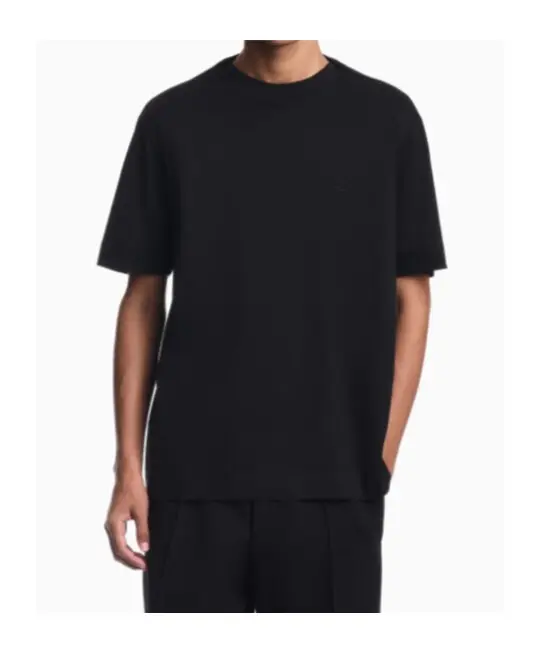 Emporio Armani Logo Crewneck T-shirt - Black