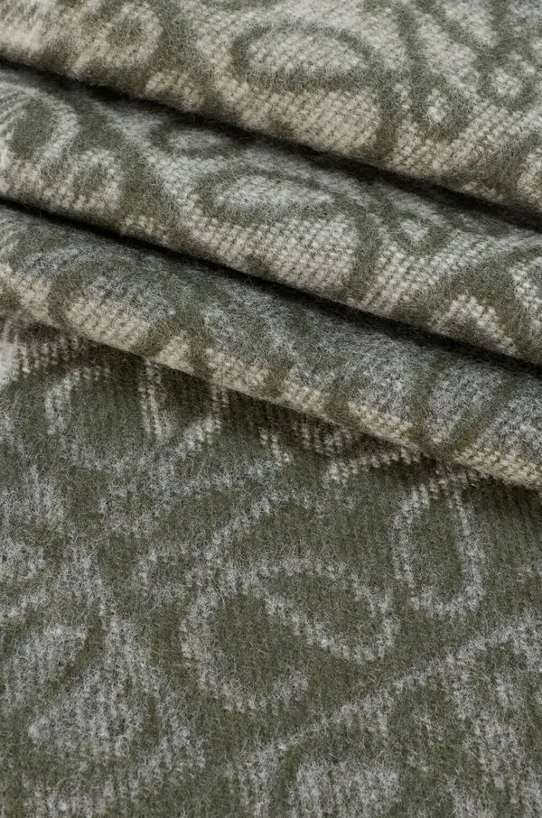 Loewe Anagram Scarf In Wool And Cashmere