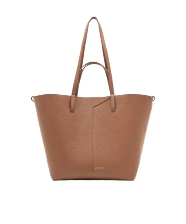 Emporio Armani 1981 Leather Shopper Bag - Brown