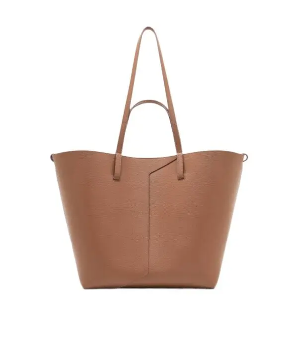 Emporio Armani 1981 Leather Shopper Bag - Brown