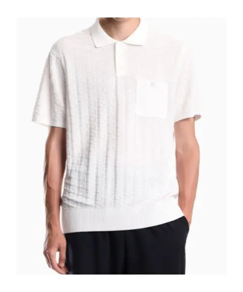 Emporio Armani Button-up Chest-pocket Polo Shirt