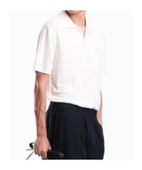 Emporio Armani Button-up Chest-pocket Polo Shirt