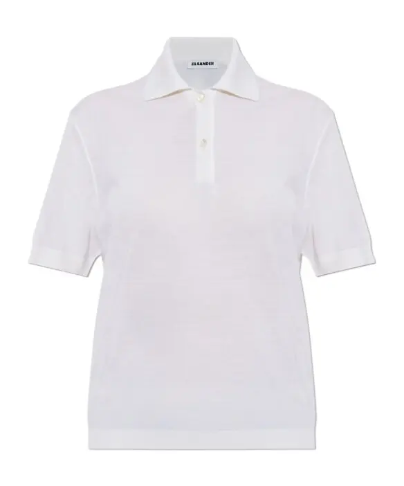 JIL SANDER Wool Polo Shirt