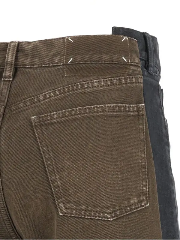 MAISON MARGIELA Straight-leg Jeans With Contrasting Panels