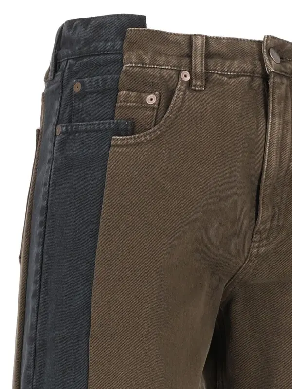 MAISON MARGIELA Straight-leg Jeans With Contrasting Panels