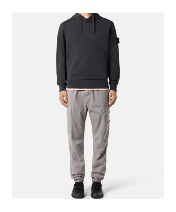 Stone Island Regular-fit Hooded Sweatshirt With Pouch Pocket