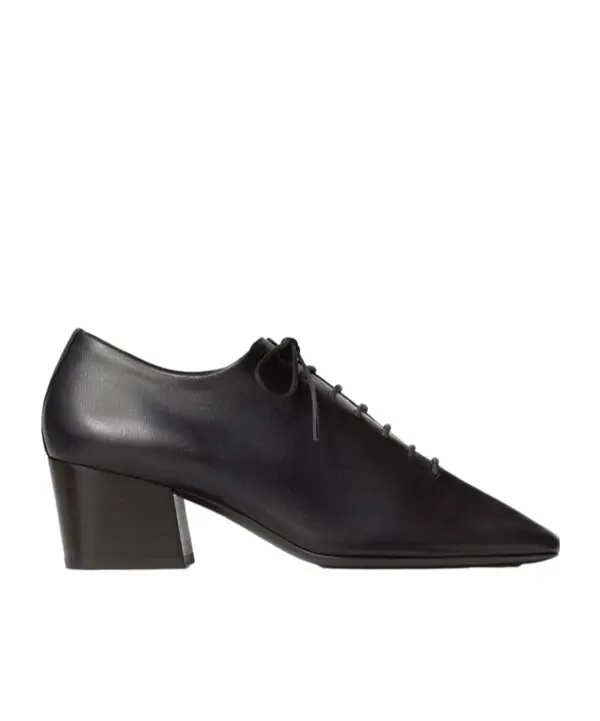 LEMAIRE Lace-up High Heels - Black