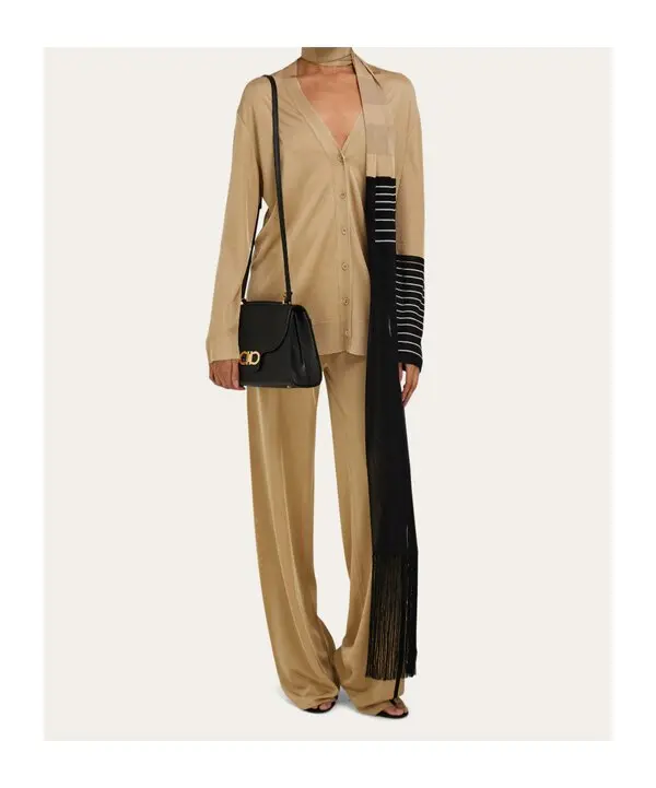 FERRAGAMO Double Gancini Top Handle