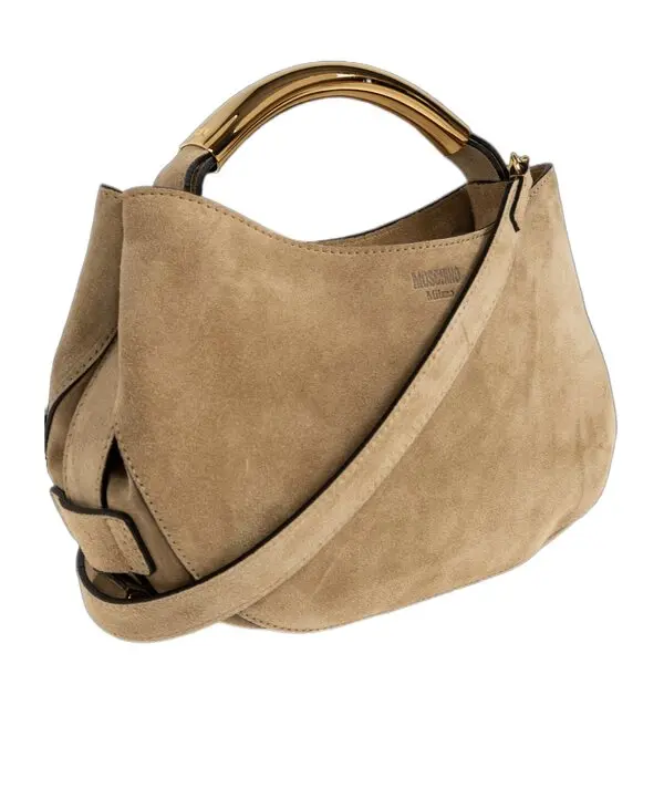 Moschino Suede Handbag