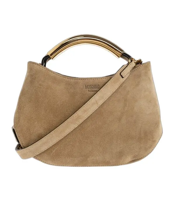 Moschino Suede Handbag