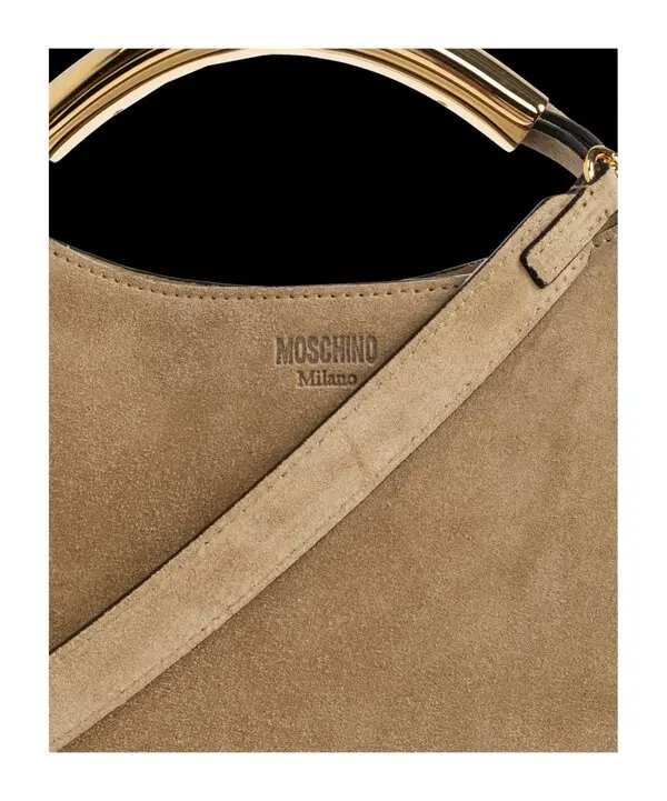 Moschino Suede Handbag