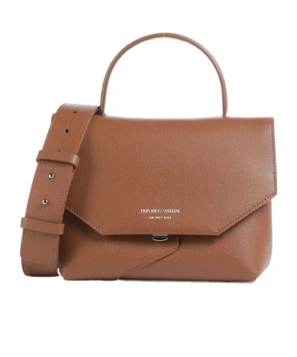 Emporio Armani Flap Shoulder Bag - Brown