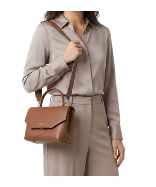Emporio Armani Flap Shoulder Bag - Brown