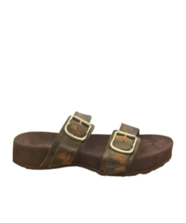 Dries Van Noten Platform Slides - Tan