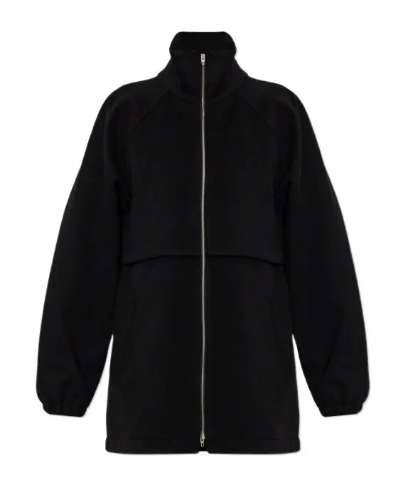 JIL SANDER Stand Collar Zip-up Jacket - No