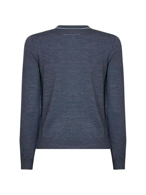 MAISON MARGIELA Button-front Knit Cardigan - Grey